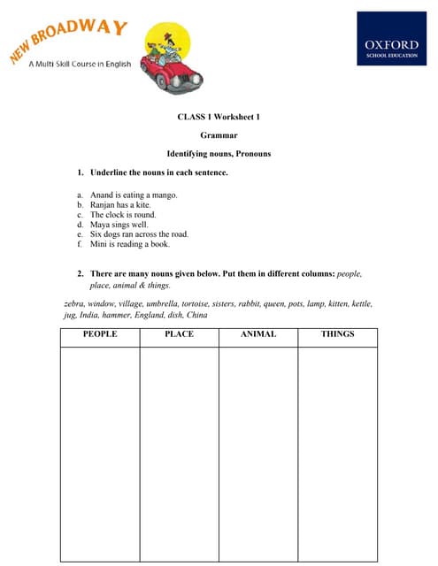 VERBS LESSON WORKSHEEY FOR GRADE 1 LEARNERS EASY TO ANSWER | PPT