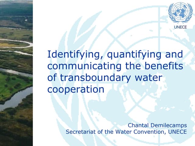 Identifying, quantifying and communicating the benefits of ... Identifying, quantifying and communicating the benefits of ...