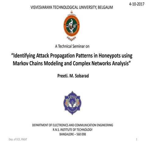 Identifying attack propagation patterns in Honeypots using Markov Chains Modelling and Complex ...