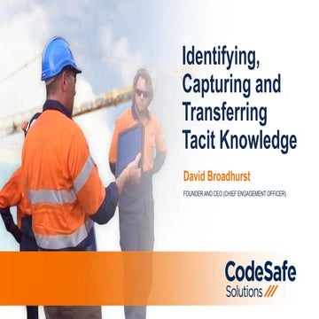 Tacit knowledge | PPTX