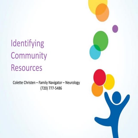 Identifying community resources - Colette Christen | PDF