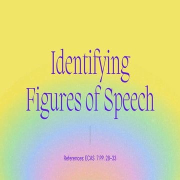 Identifying Figures of Speech.pdf | Astrology | Religion & Spirituality