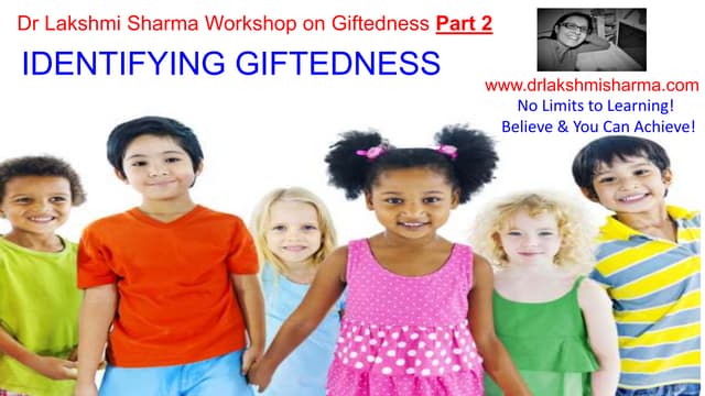 TYPES, CHARACTERISTICS, AND IDENTIFICATION OF GIFTED AND TALENTED ...