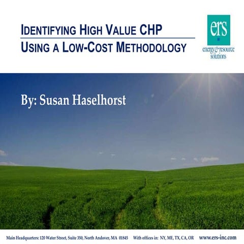 Identifying high value chp candidates | PPTX