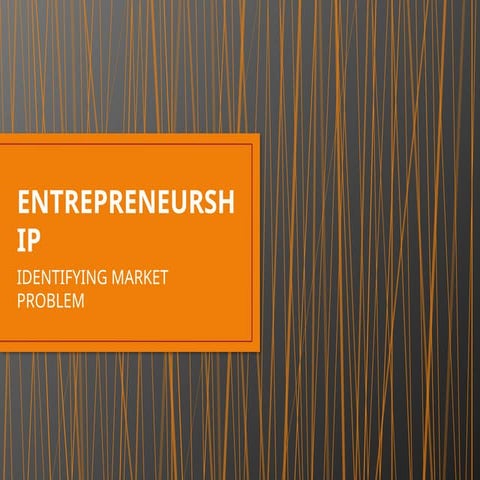 Identifying market problem for Grade 12 Learners | PPT