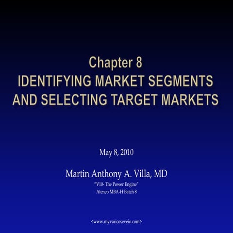Identify Marketing Segment and Target | PDF