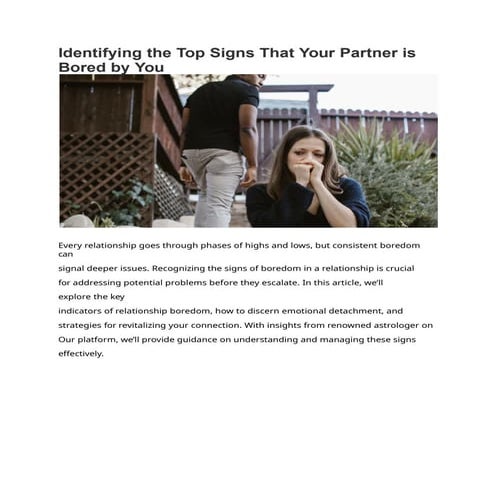 Identifying the Top Signs That Your Partner is Bored by You.pptx