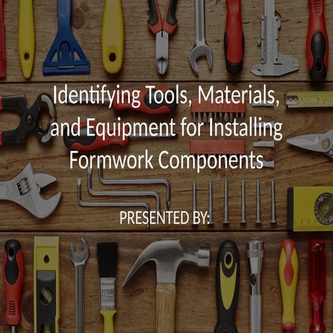 Identifying Tools, Materials CARPENTRY.pptx