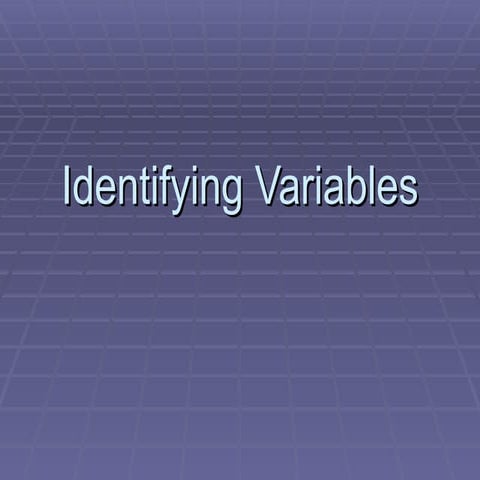 Basic variables ppt