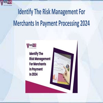 Identify the risk management for merchants in payments processing 2024 ...