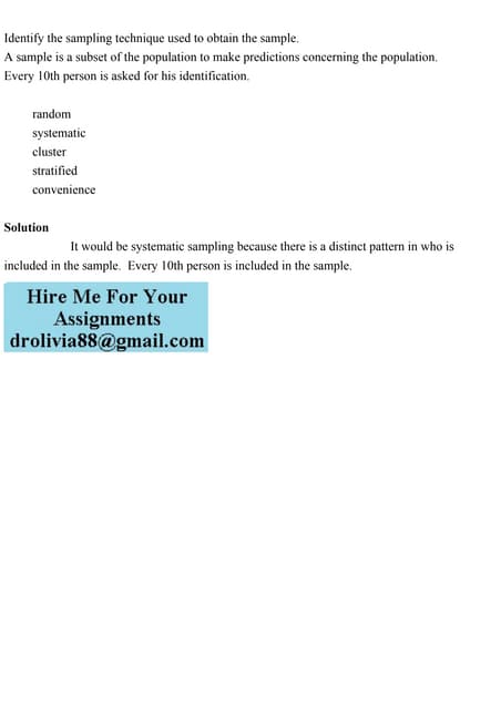 Identify the sampling technique used to obtain this sample A CDC .pdf