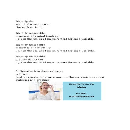 Identify the scales of measurement for each variable.Ide.docx