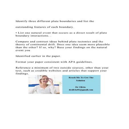 Identify three different plate boundaries and list theoutsta.docx