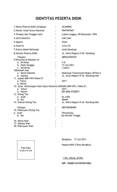 Daftar Nilai Harian Siswa Docx Educational Assessment Education