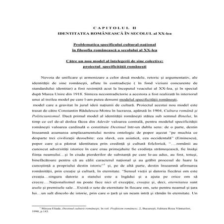 Identitatea romaneasca | PDF