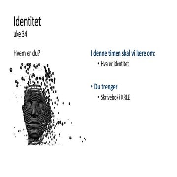 Identitet | PPTX