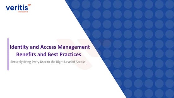 Identity and Access Management (IAM) | PPTX | Operating Systems | Computer Software and Applications