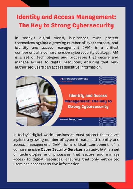 Identity and Access Management in Cloud Computing. | PDF