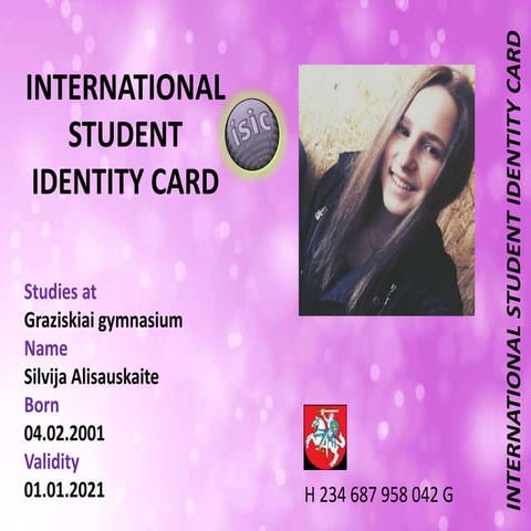 Identity card | PPTX