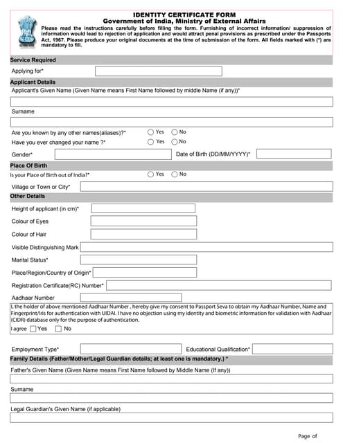 India e-visa Questionnaire (2).doc