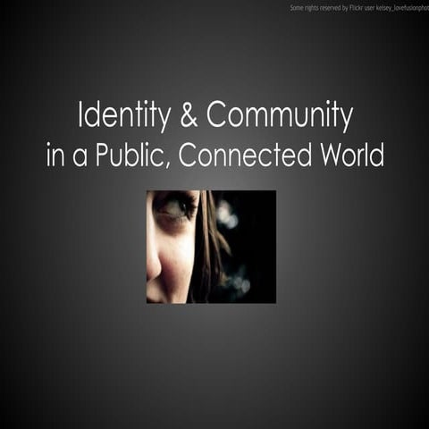 Identity & community | PPT