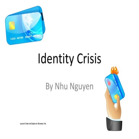Identity crisis | PPTX