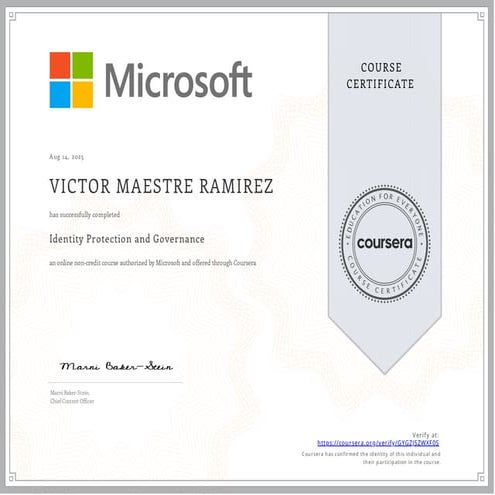 Identity Protection and Governance - Microsoft Certificate | PDF