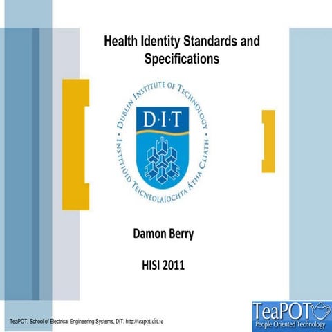 Identity Standards - Damon Berry | PPT
