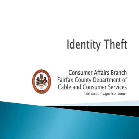 Identity Theft | PPTX
