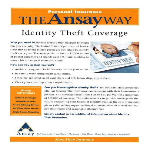 Identity Theft Coverage | PDF