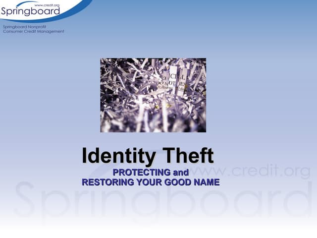Identity theft | PPT