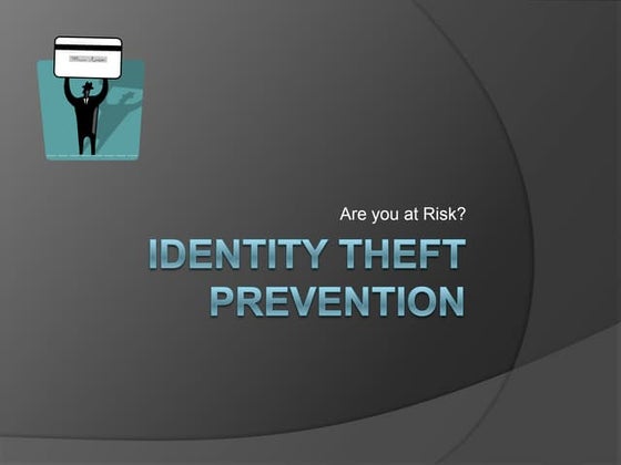 Identity Theft Presentation | PPT
