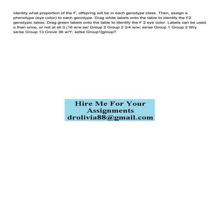 Identity what proportion of the F offspring will be in each.pdf ...
