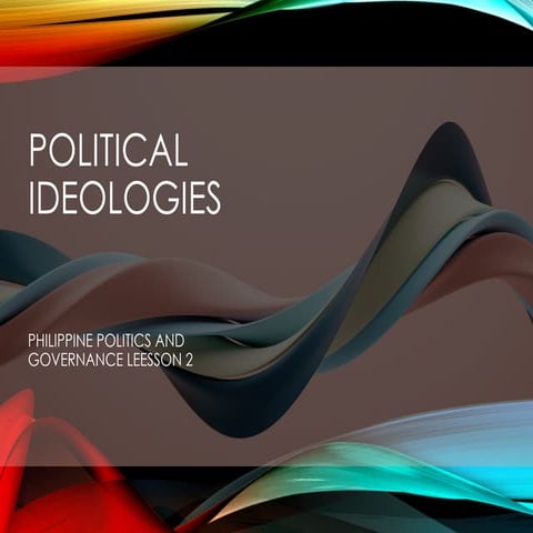 Political ideologies | PPTX