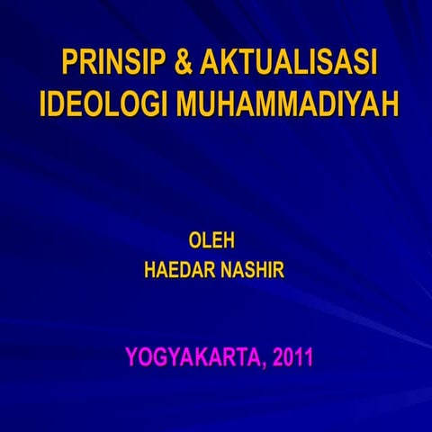 Ideologi Muhammadiyah 2011 oke 12345.ppt