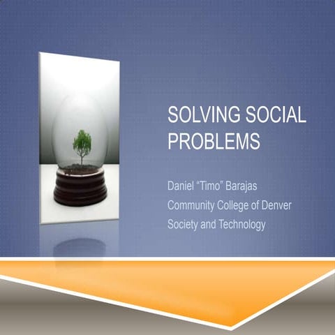Solving Social Problems | PPT | Free Download