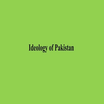 Ideology of Pakistan-3.pptxjajsjsjjejejendneb | PPTX