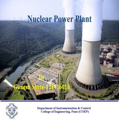 Introdction Nuclear power plant operations.pptx