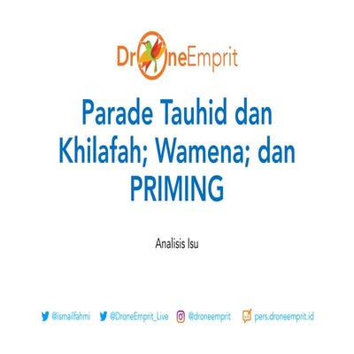 Priming Isu: IDBerduka, Wamena, atau Khilafah? | PDF