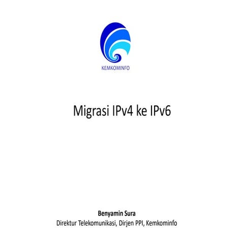Pengenalan-IPv4-dan-IPv6.pptx IP V4 & IPV6 | PPTX