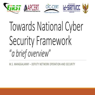 ID IGF 2016 - Infrastruktur 3 - Towards National Cyber Security ...