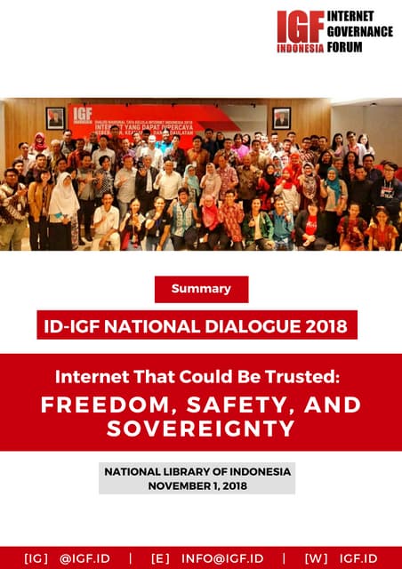 Summary ID-IGF 2014 National Dialogue - English (tata kelola internet ...