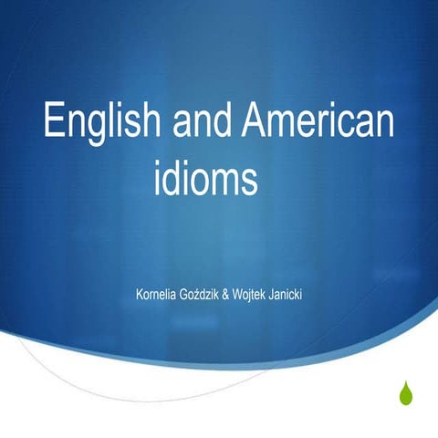 Idioms - quiz | PPTX