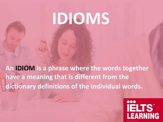 idioms.docx spoken english chunks / pre. | PDF