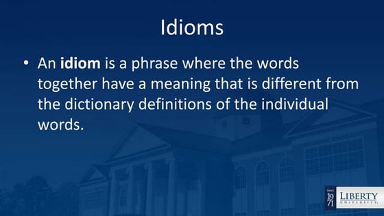Idioms 61 80 | PPTX