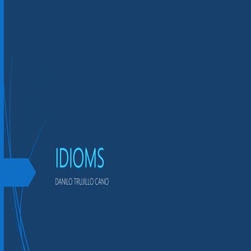 idioms | PPTX