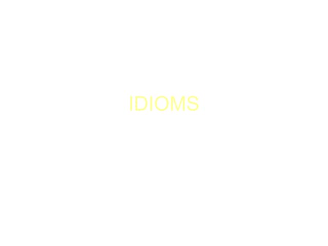 Idioms and Phrases | PPTX | Desserts and Baking | Food & Drink