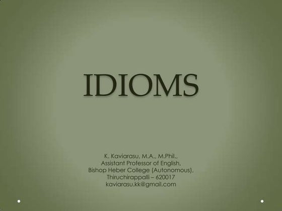 Power point phrasal verbs | PPT