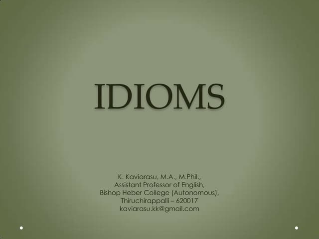 Presentation of nouns | PPT