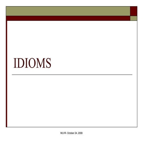 idioms with colours.ppt